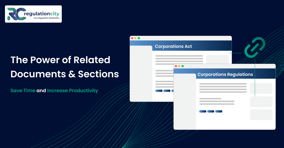 The Power of Related Documents and Sections - RegulationCity